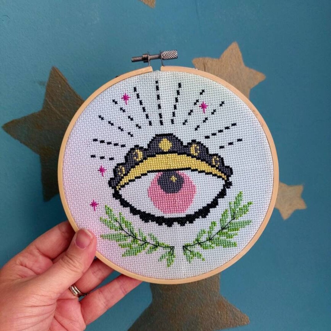 Evil Eye Cross Stitch Pattern Pdf - Etsy