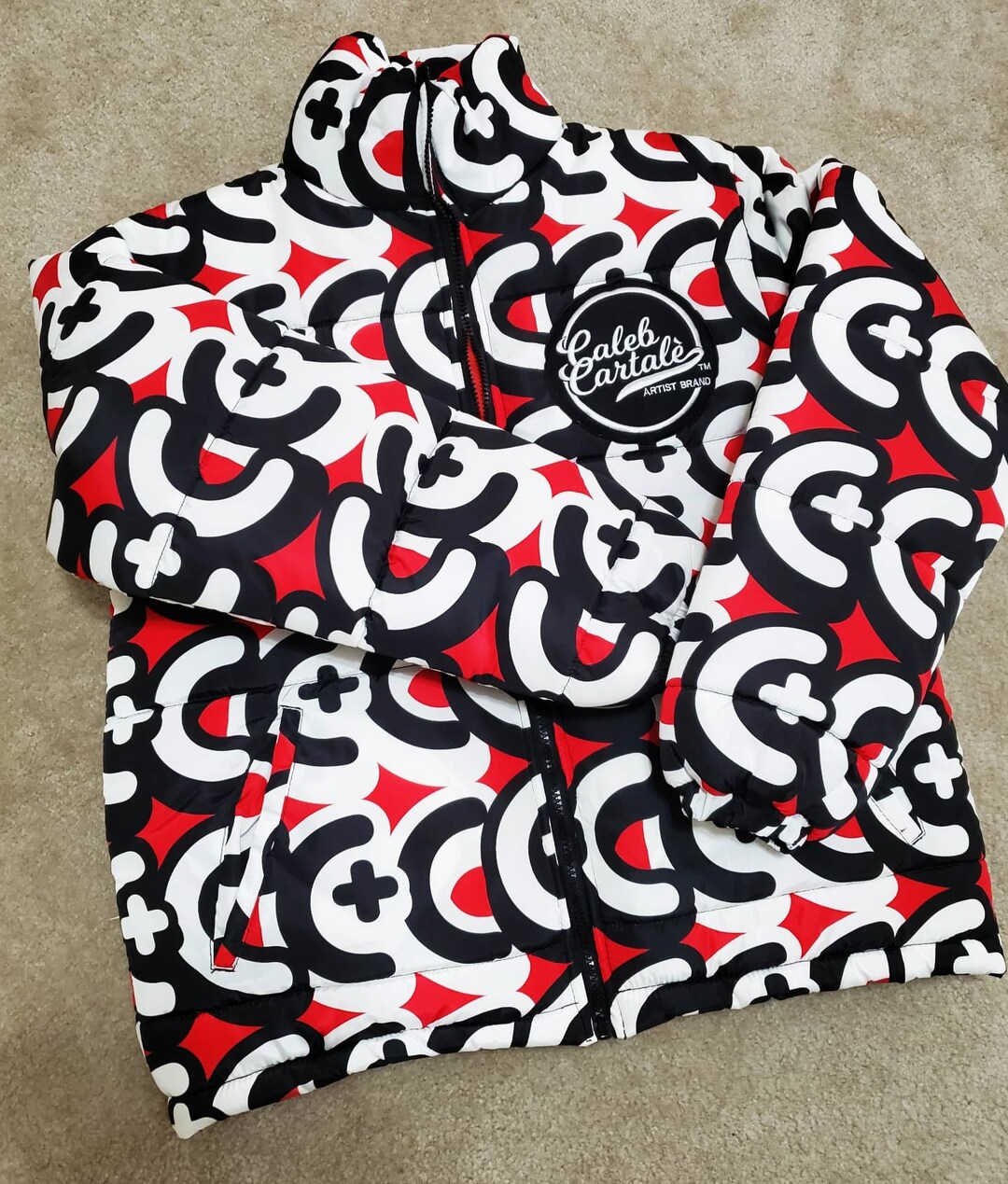 Caleb Cartalè Signature Puffer Jacket - Etsy