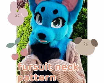 Fursuit Nose Pattern and Tutorial Pickable Plush Dog Snout W/ Nostrils ...