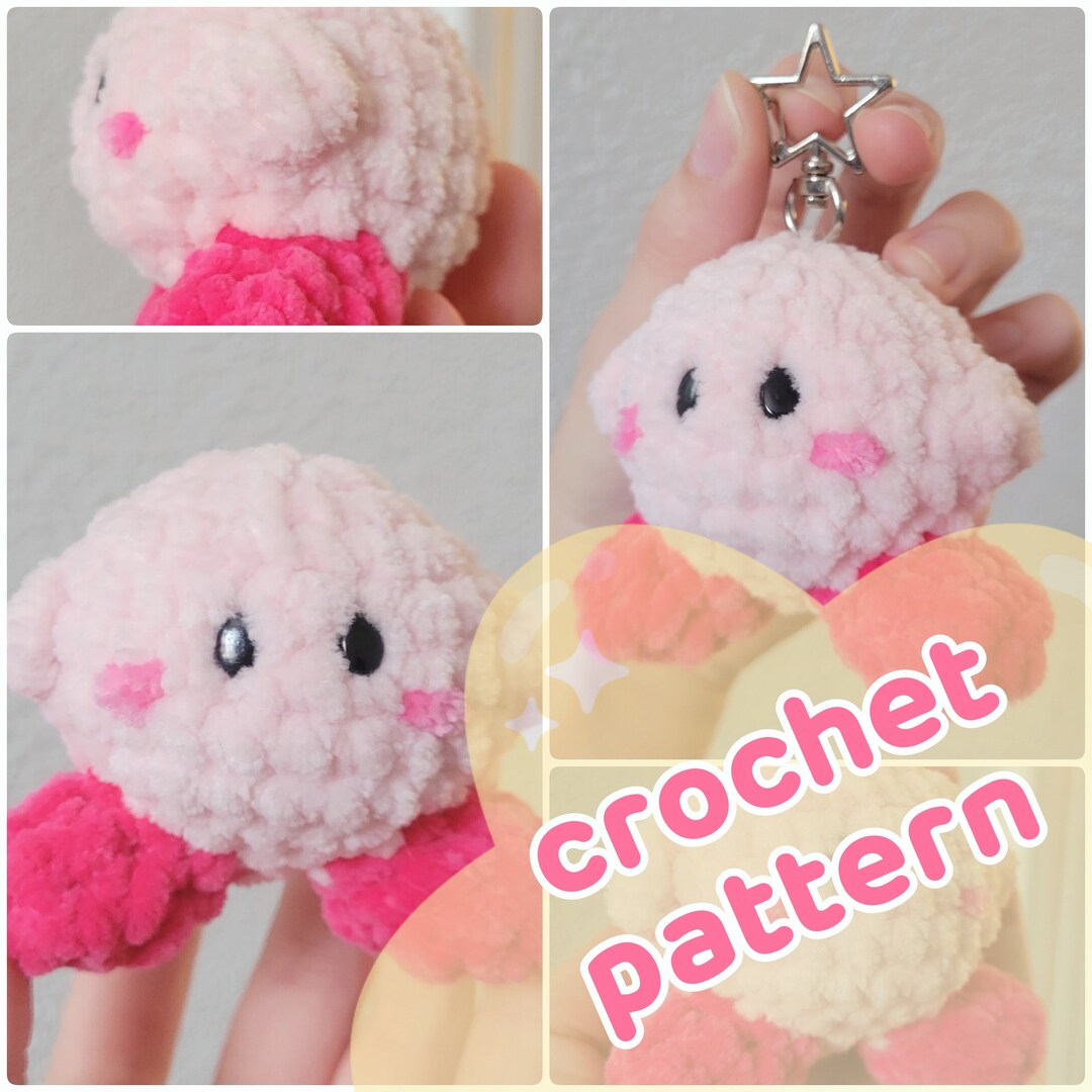 Kirby Keychain - DIGITAL Crochet PATTERN - Etsy