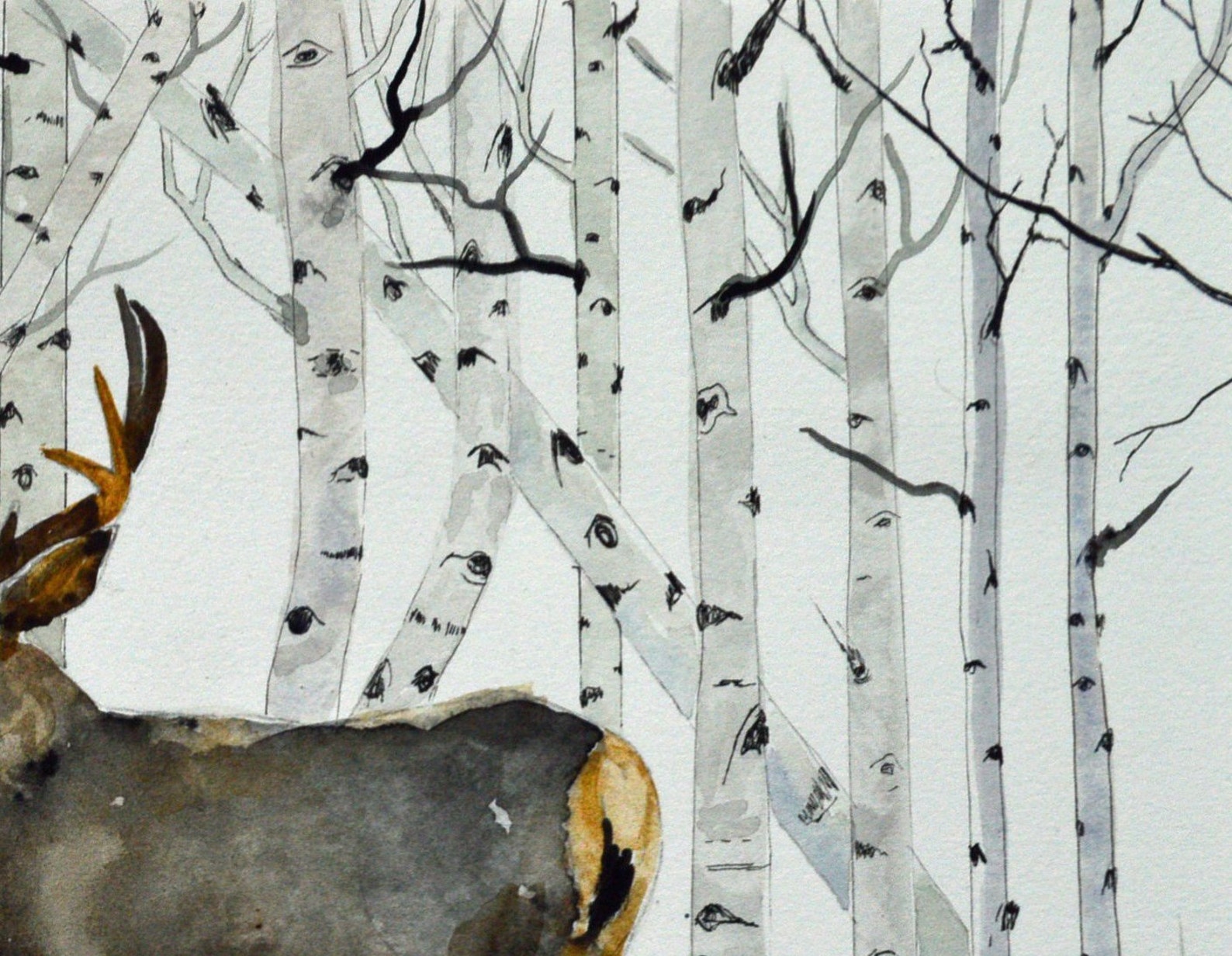 Big Game Wildlife Art, Fine Art Hunting Décor, Mule Deer Landscape ...