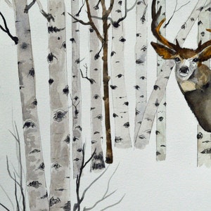 Big Game Wildlife Art, Fine Art Hunting Décor, Mule Deer Landscape ...