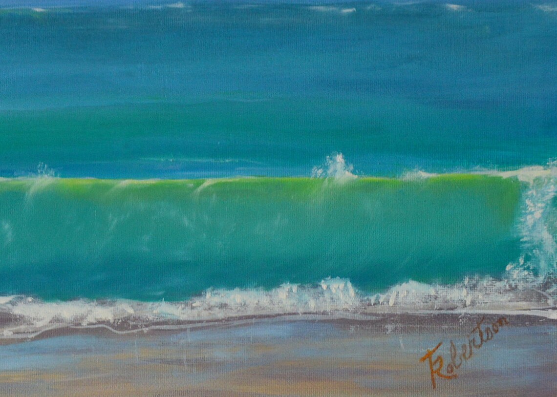 California Coast Art. Oil Painting Original. Catalina Island. - Etsy