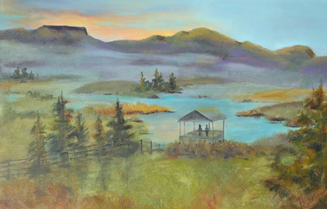 Fine Art Original Oil Painting, Sevier River, Southern Utah, Terri ...