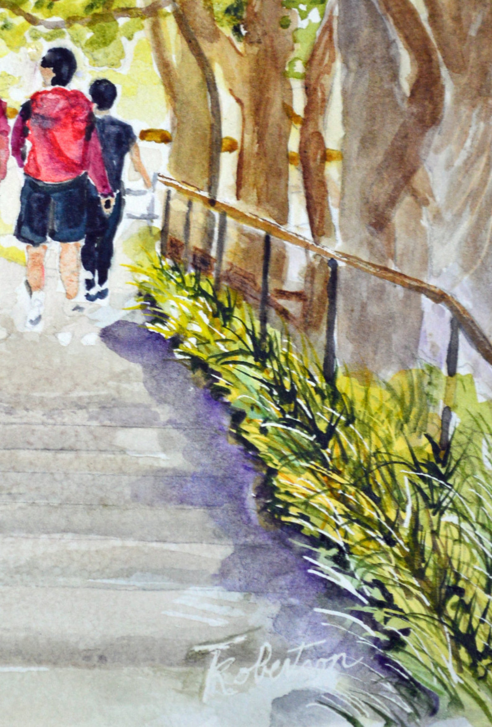 Garden Arbor Painting. Watercolor Painting Original. Fine Art - Etsy