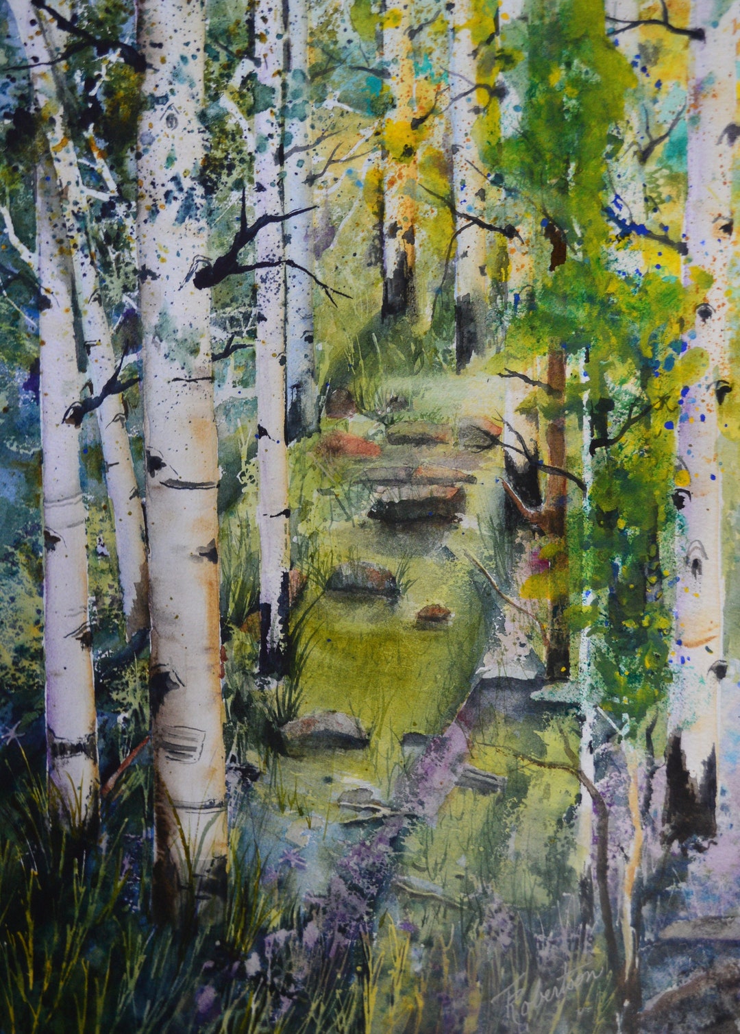 Fine Art, Early Spring, Terri Robertson, Colorado Artist, Forest Art ...