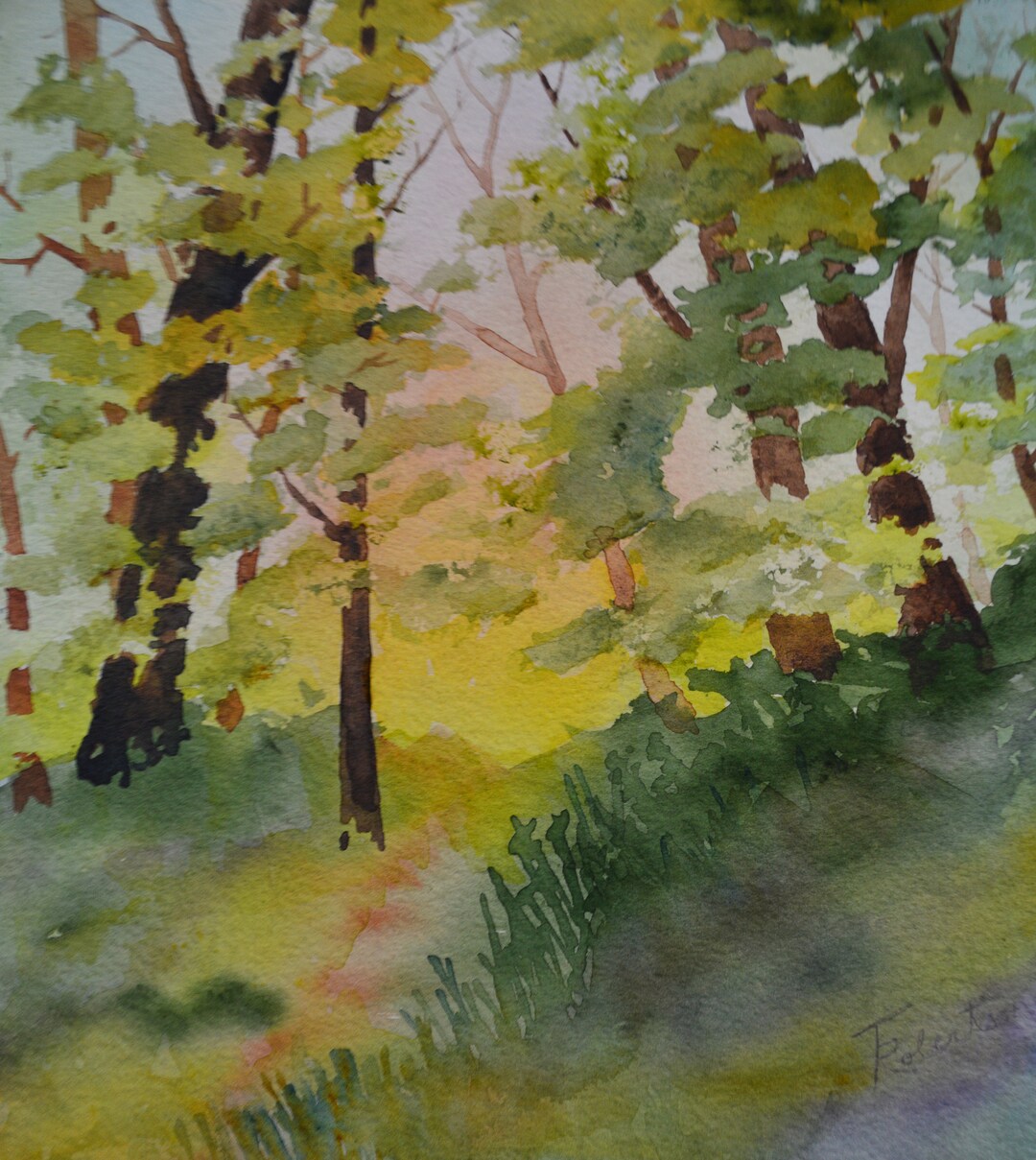 Colorado Fine Art Watercolor Painting Original Serenity - Etsy