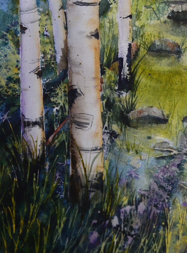 Fine Art, Early Spring, Terri Robertson, Colorado Artist, Forest Art ...