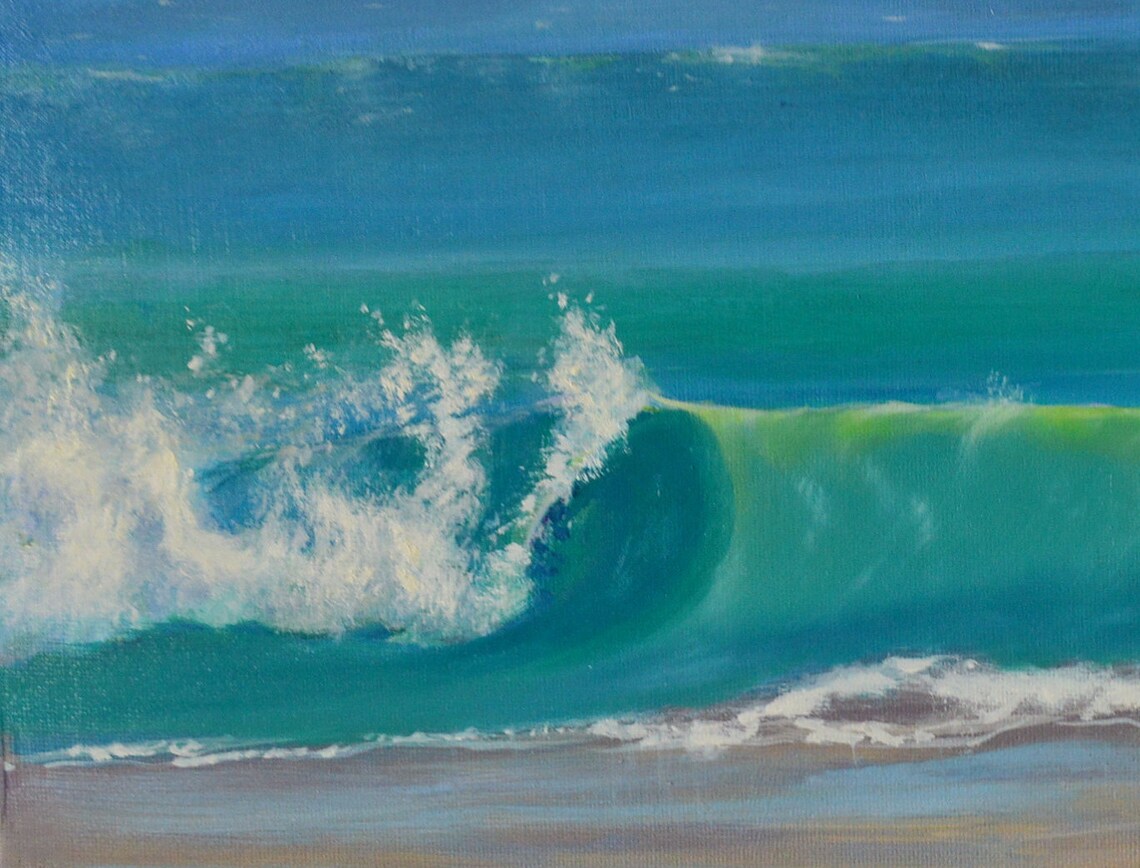 California Coast Art. Oil Painting Original. Catalina Island. - Etsy