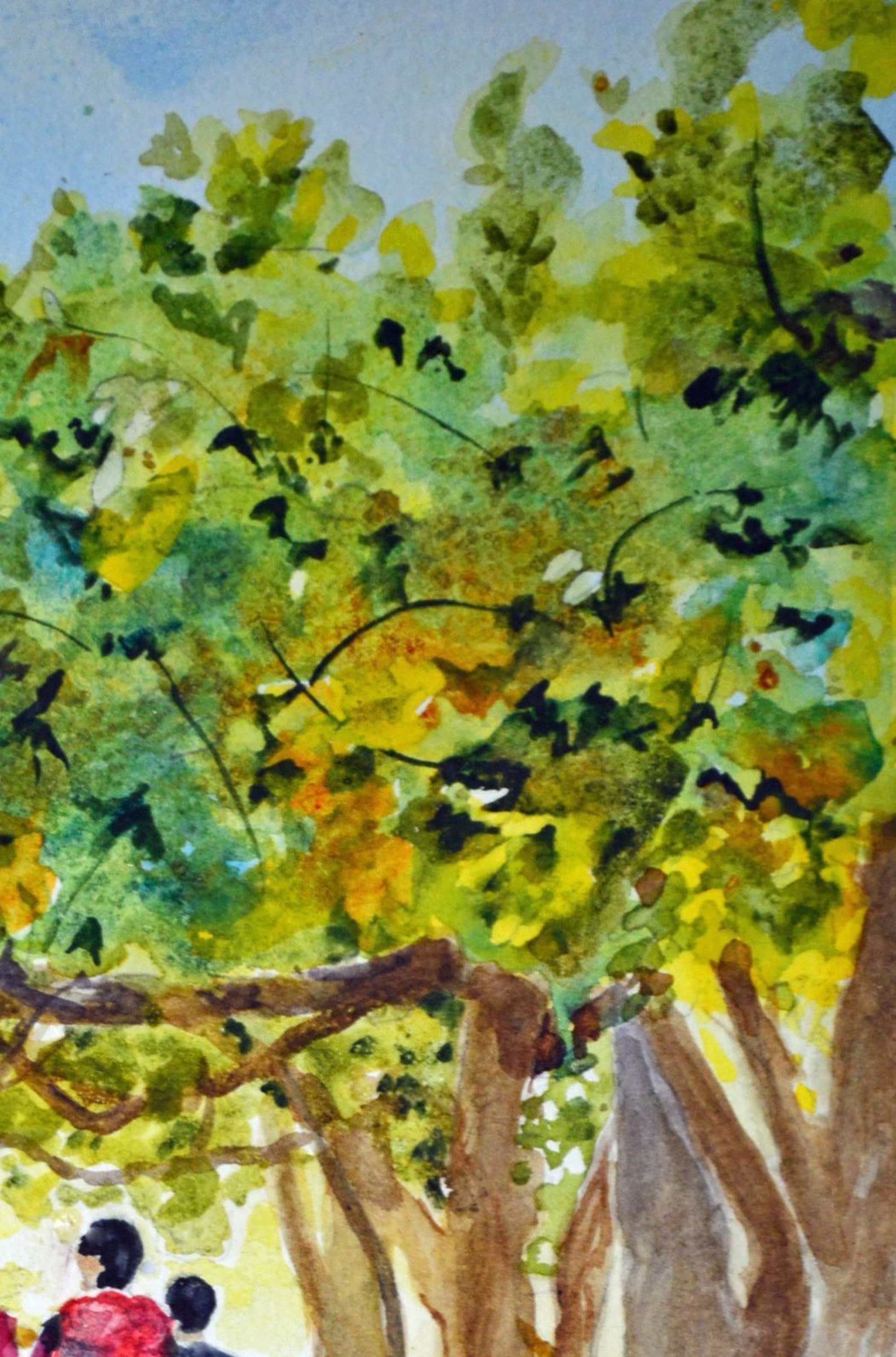 Garden Arbor Painting. Watercolor Painting Original. Fine Art - Etsy