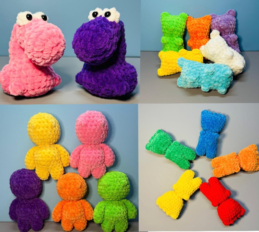 PATTERN BUNDLE* Candy Crochet Pattern Bundle 4 Patterns. - Etsy