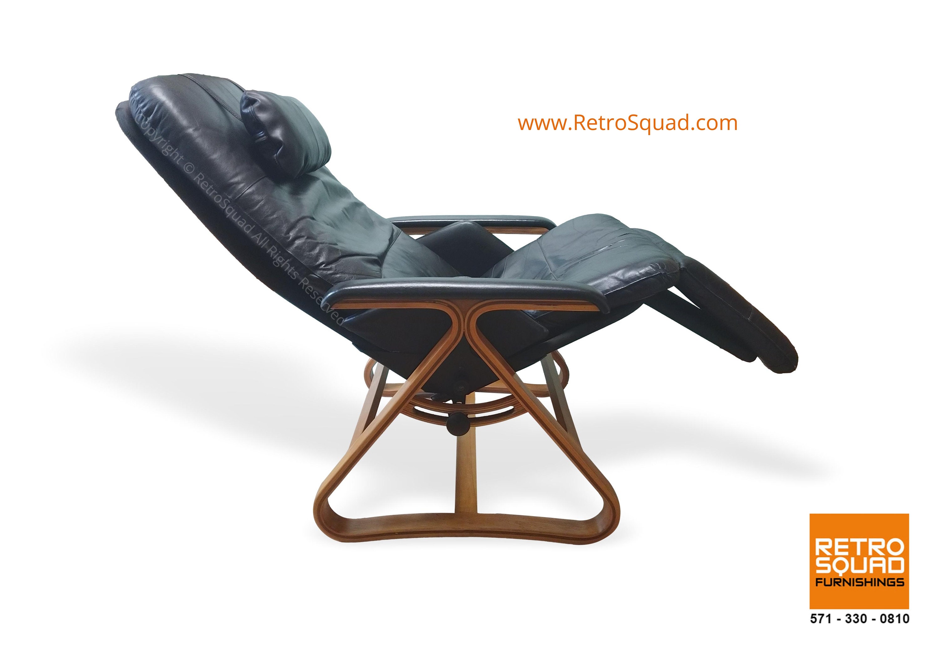 Danish Modern backsaver Healthy Back Recliner by - Etsy