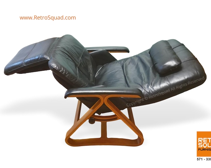 Danish Modern "backsaver" Healthy Back Recliner by Nepsco (bent Wood ...
