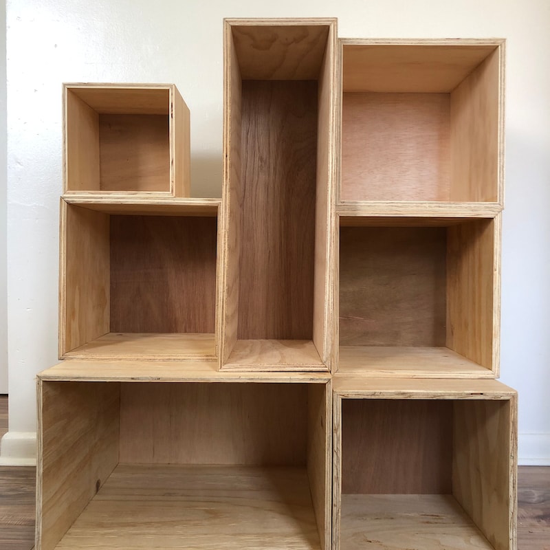 Plywood Storage Cube - Etsy
