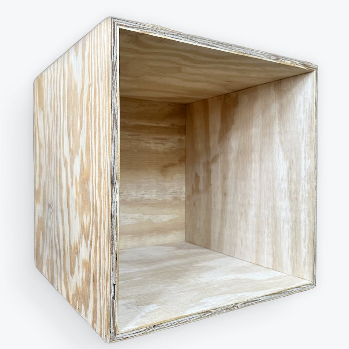 Modular Wooden Vinyl Record Storage Cube fits 65-70 Records - Etsy