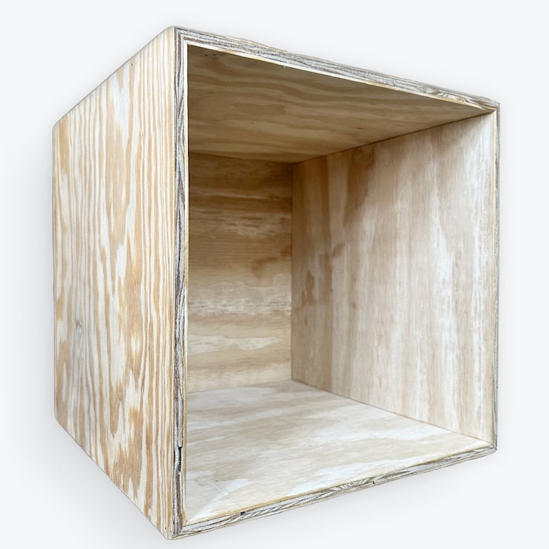 Modular Wooden Vinyl Record Storage Cube (fits 65-70 Records) - Etsy