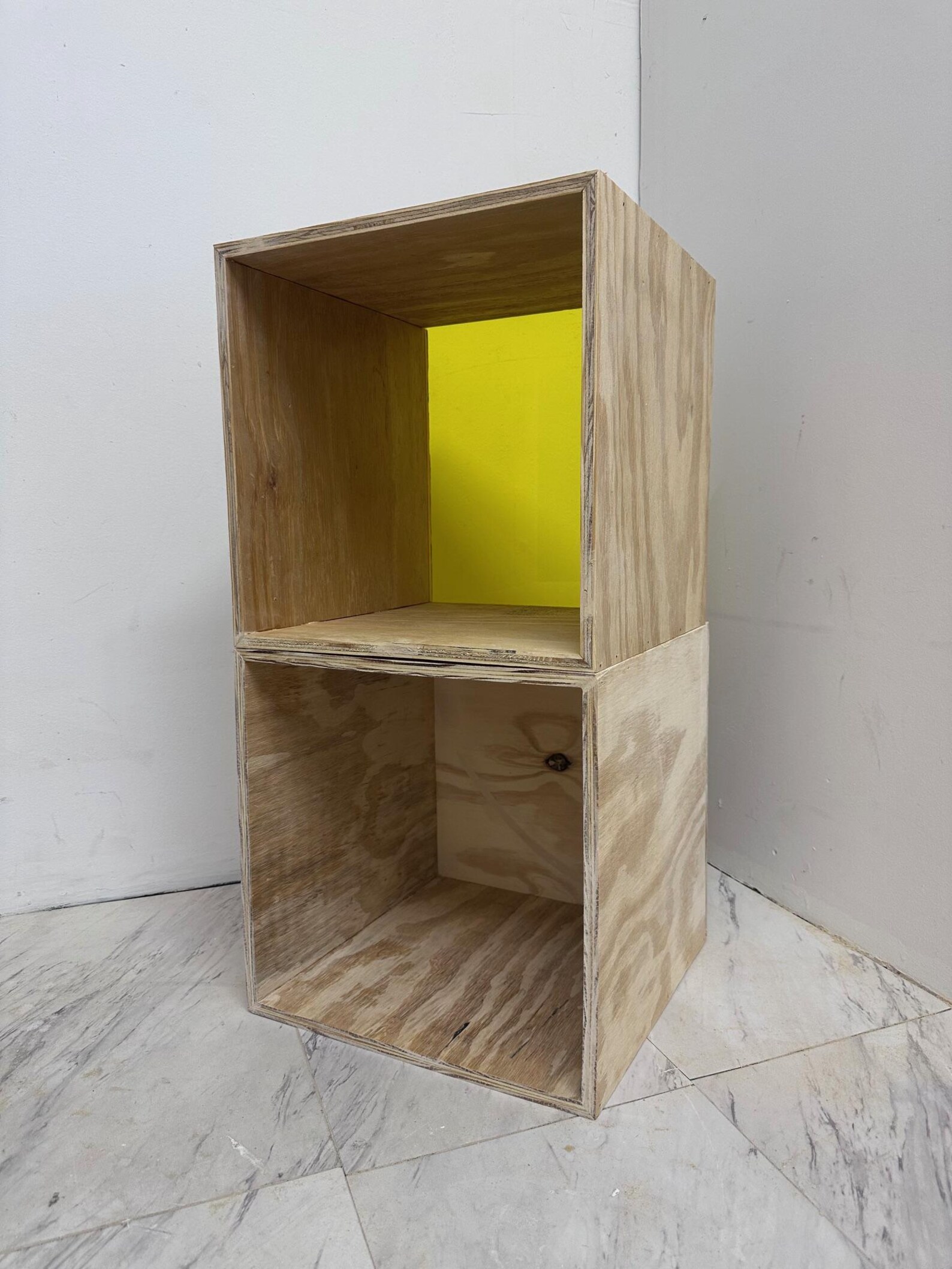 Acrylic Window Modular Wooden Cube Custom Color - Etsy