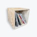 Modular Wooden Vinyl Record Storage Cube fits 65-70 Records - Etsy