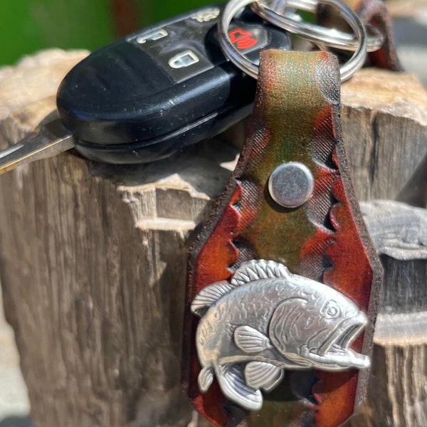 Fishing Keychain - Etsy