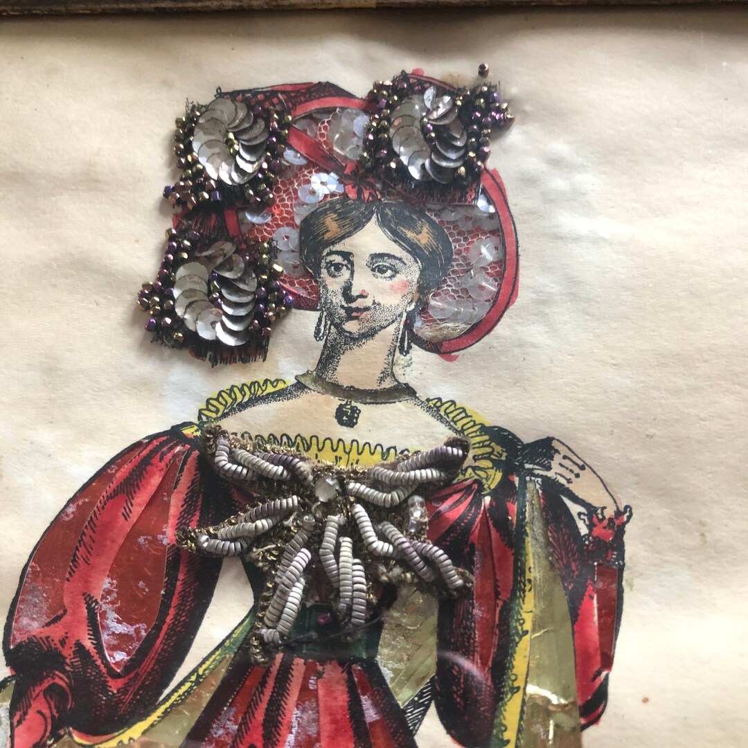 19th C Print of Fanny Kemble - Actress as Miss Beverly 1835 - Etsy