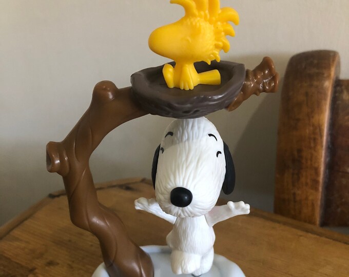 Spinning Snoopy Mcdonald's Plastic Figurine Toy - Etsy