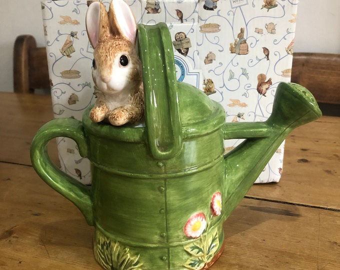 World of Beatrix Potter Peter Rabbit Watering Can Teapot - Etsy