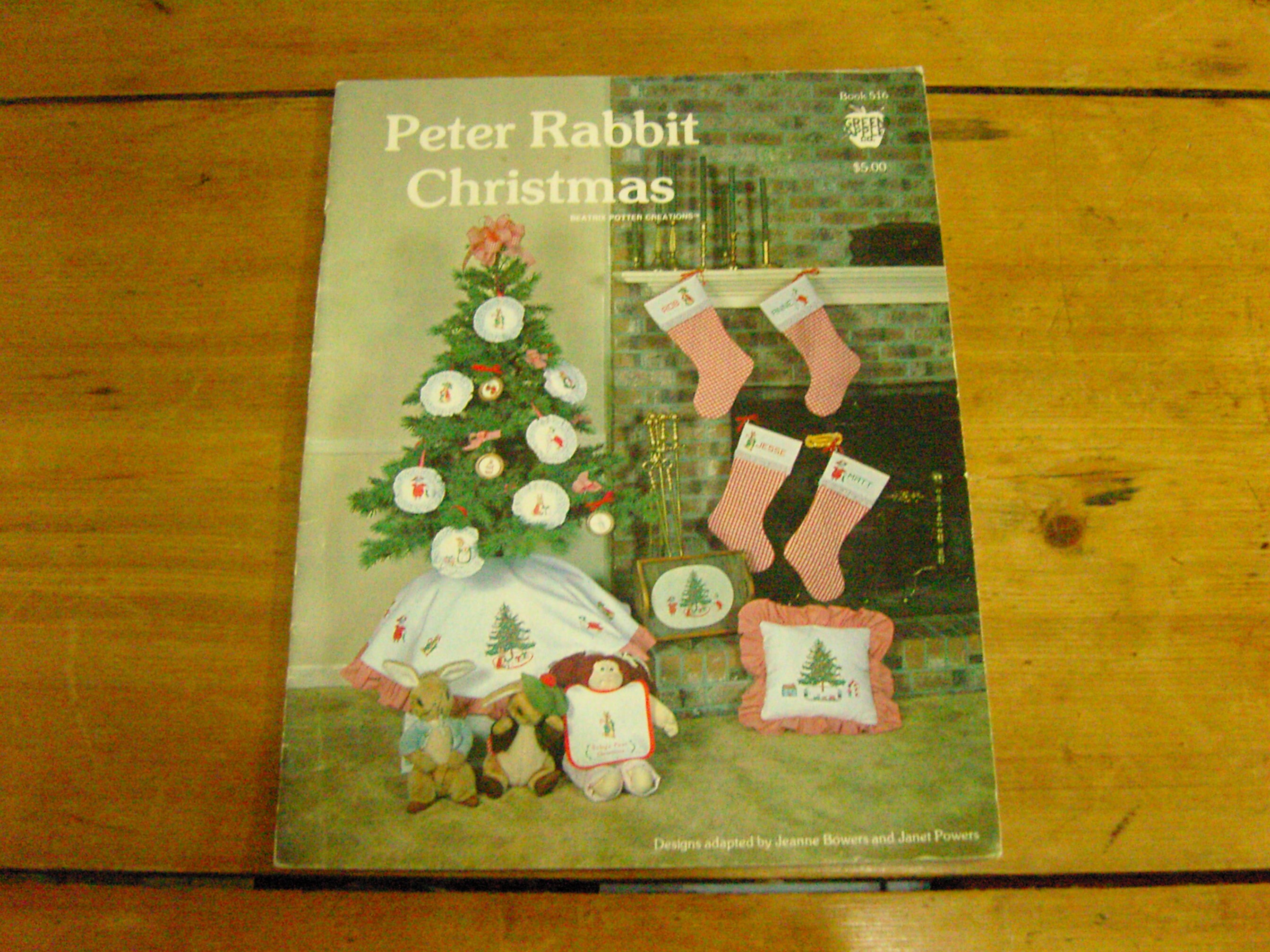 Peter Rabbit Christmas Cross Stitch Pattern Book - Etsy