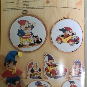 Noddy and Friends Cross Stitch Pattern Book - Etsy