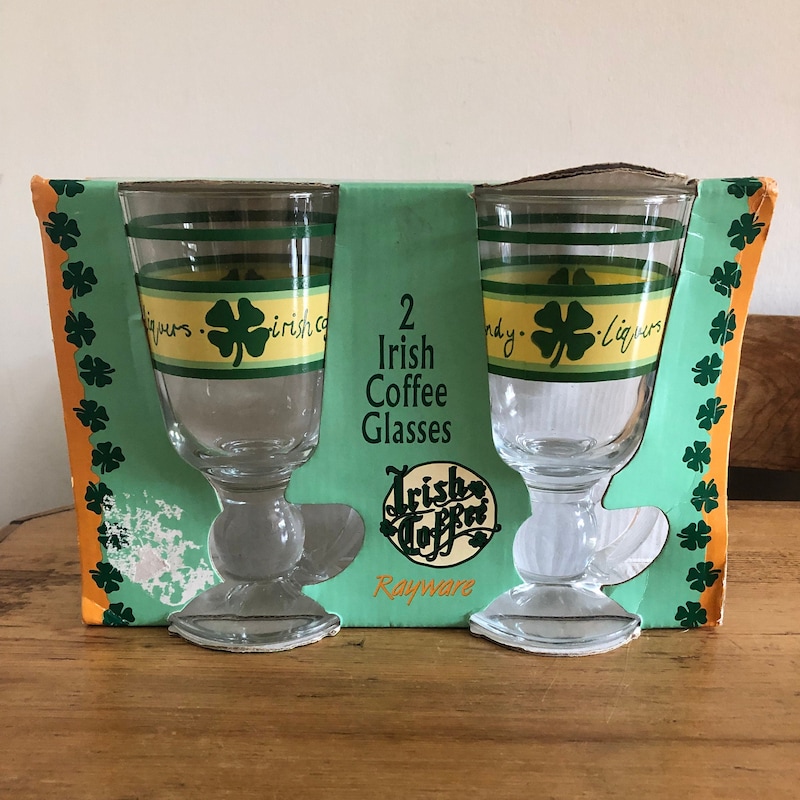 Green Coffee Glass Irish - Etsy UK