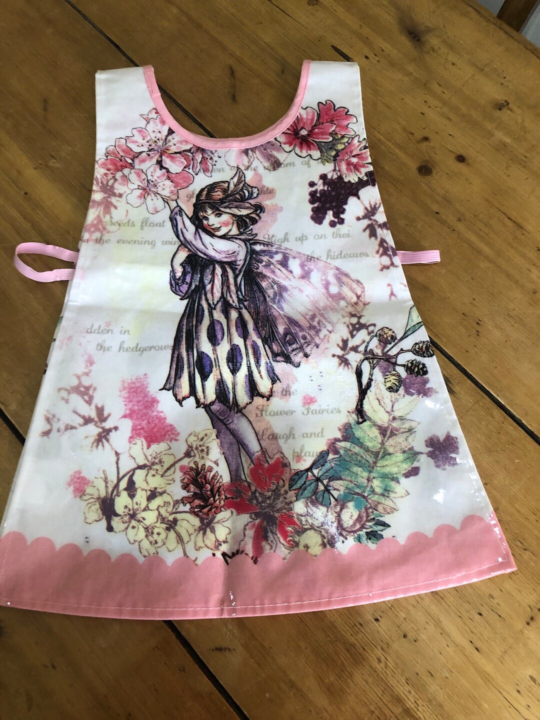 Child's Flower Fairy PVC Tabard Style Apron by Shreds - Etsy