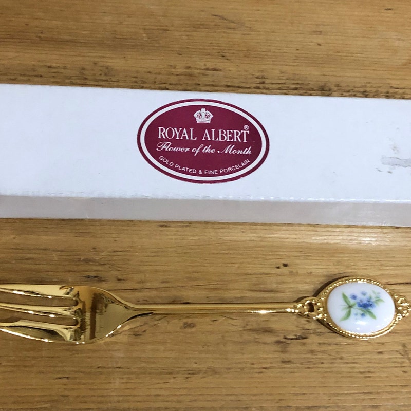 Royal Albert Gold Fork - Etsy
