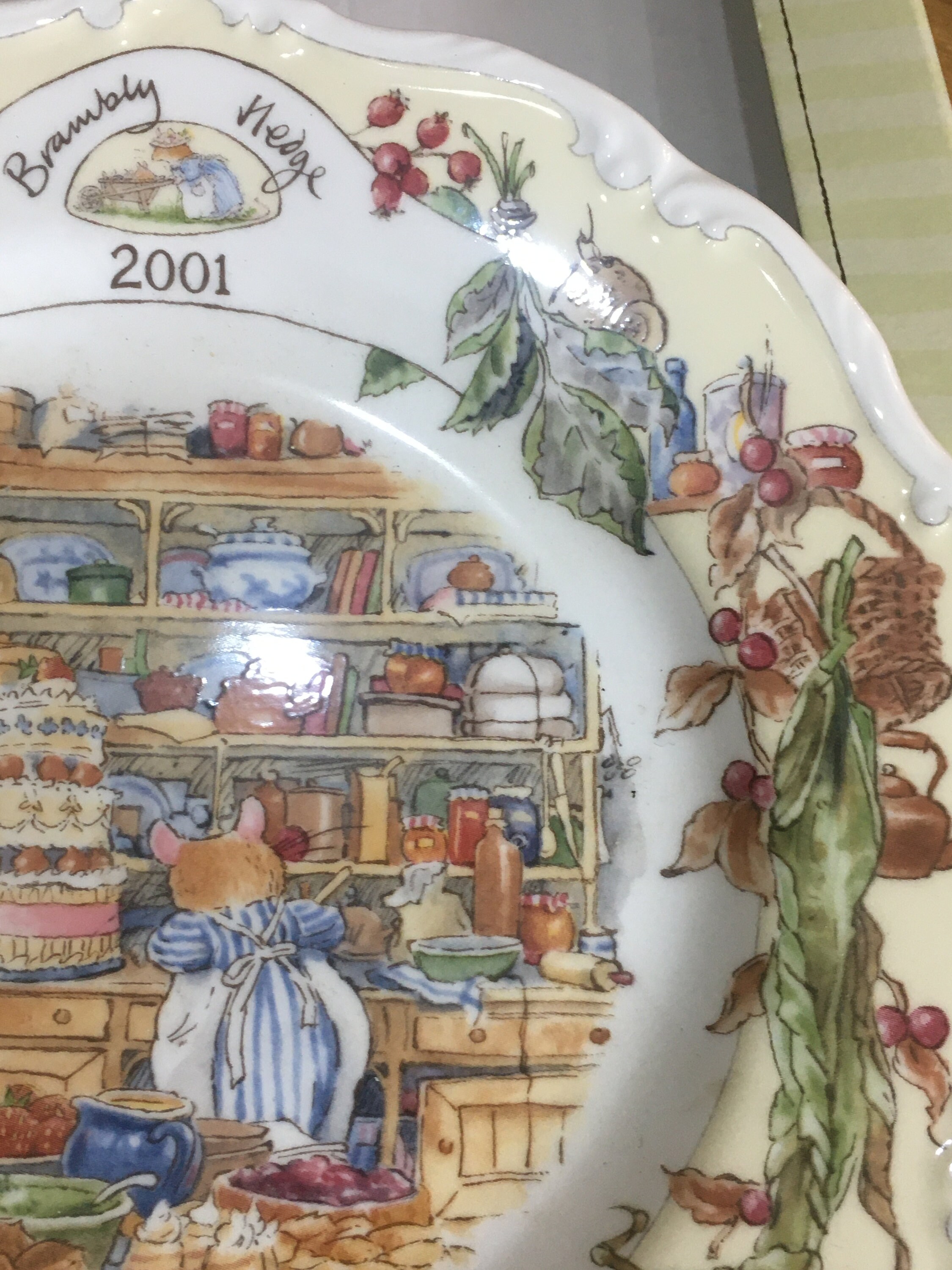 Brambly Hedge Kitchen Scene 2001 Year Plate - Etsy