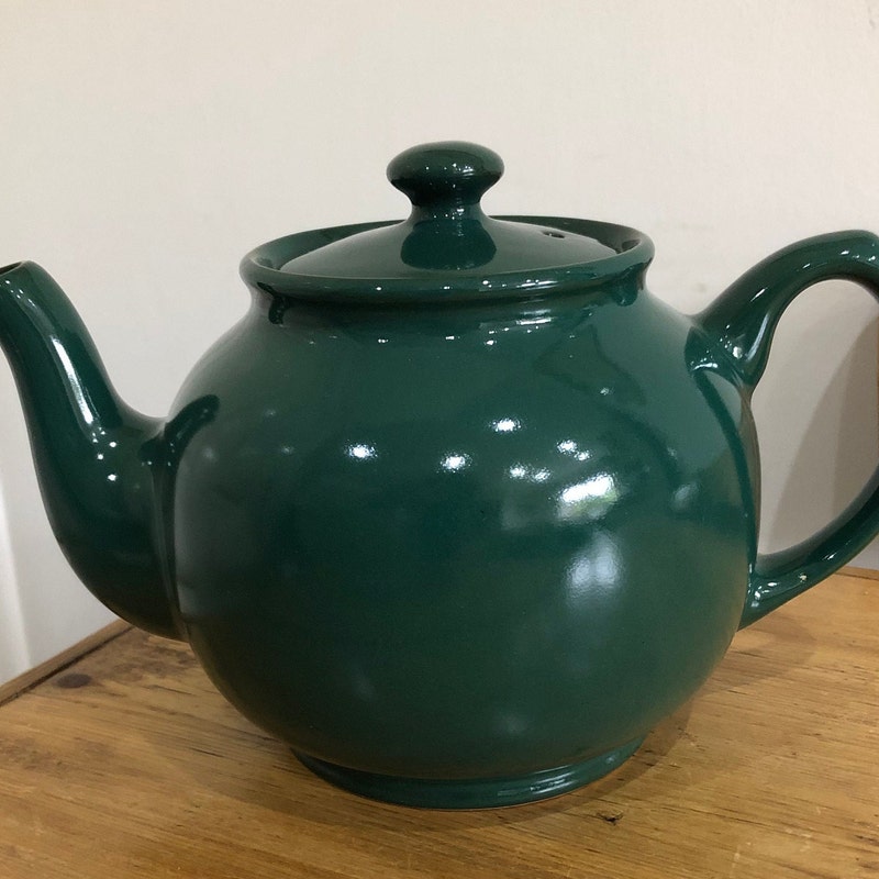 Green Teapot - Etsy