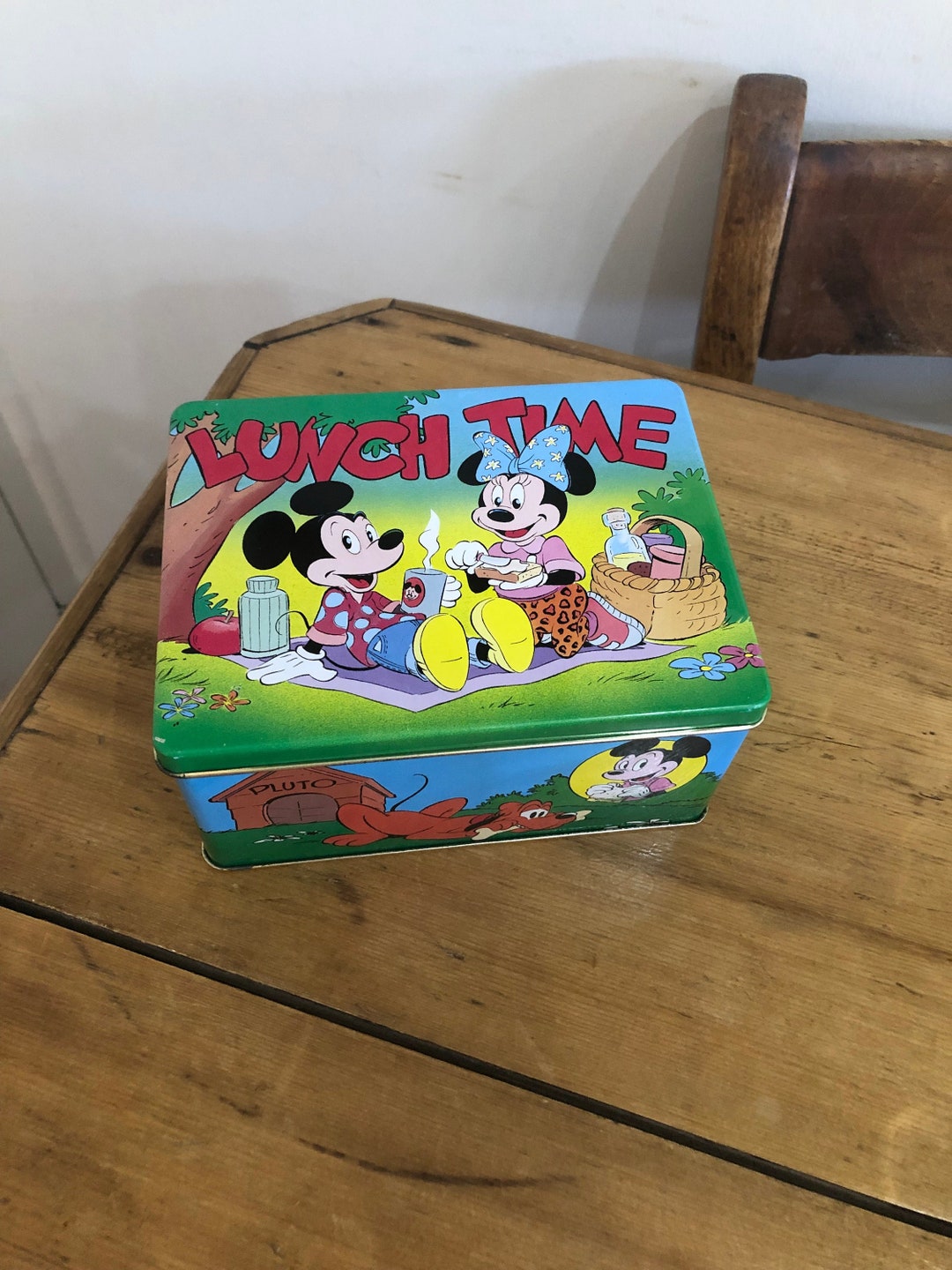 Disney's Mickey Mouse Tin Lunch Box - Etsy