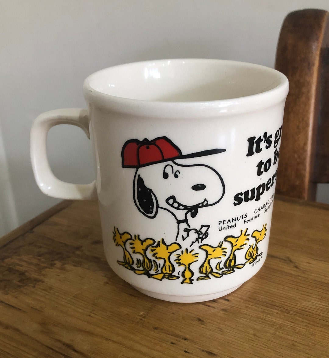 Vintage Snoopy Mug - Etsy