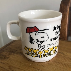 Vintage Snoopy Mug - Etsy