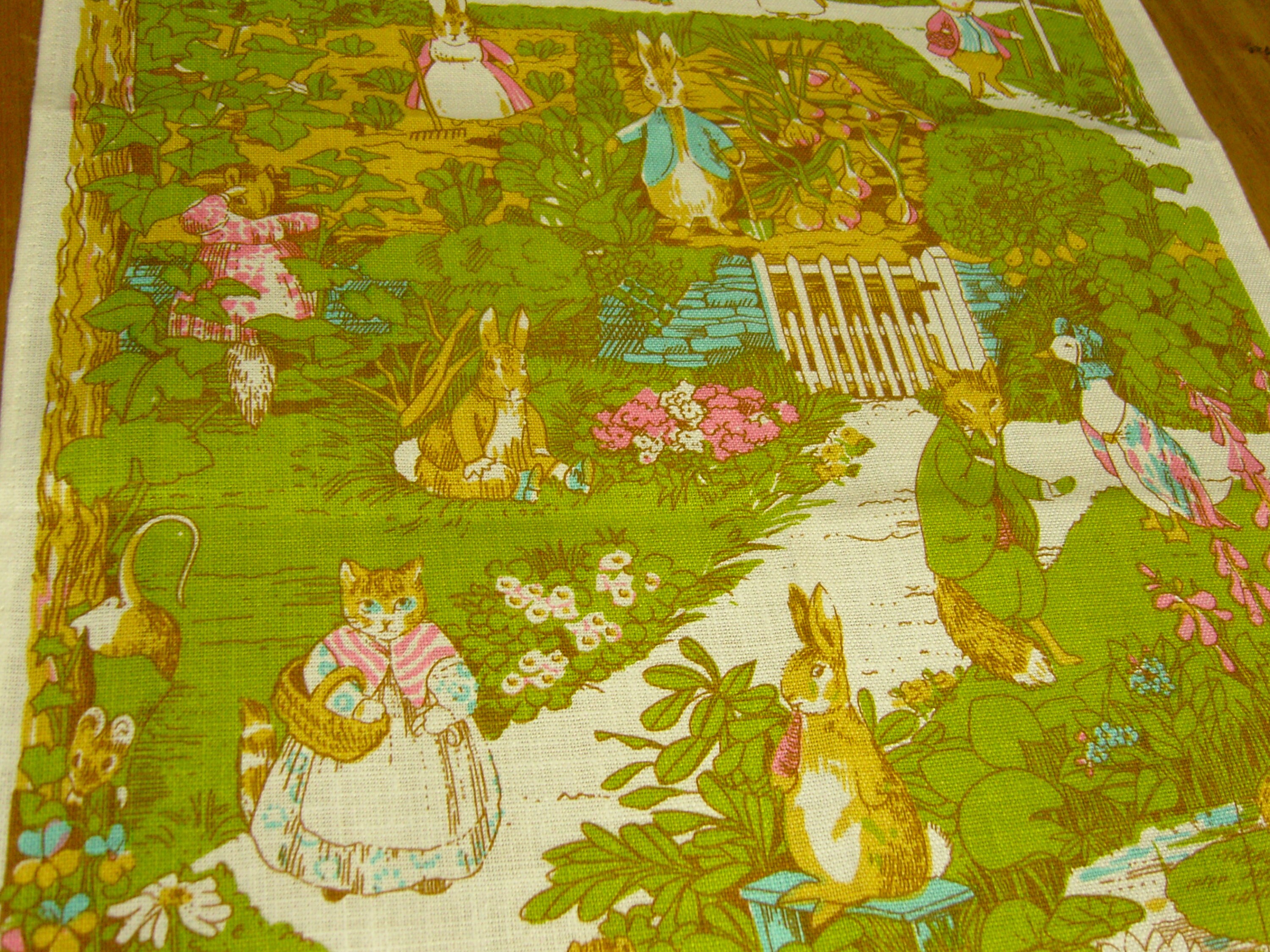 Beatrix Potter Tea Towel Pat Albeck - Etsy