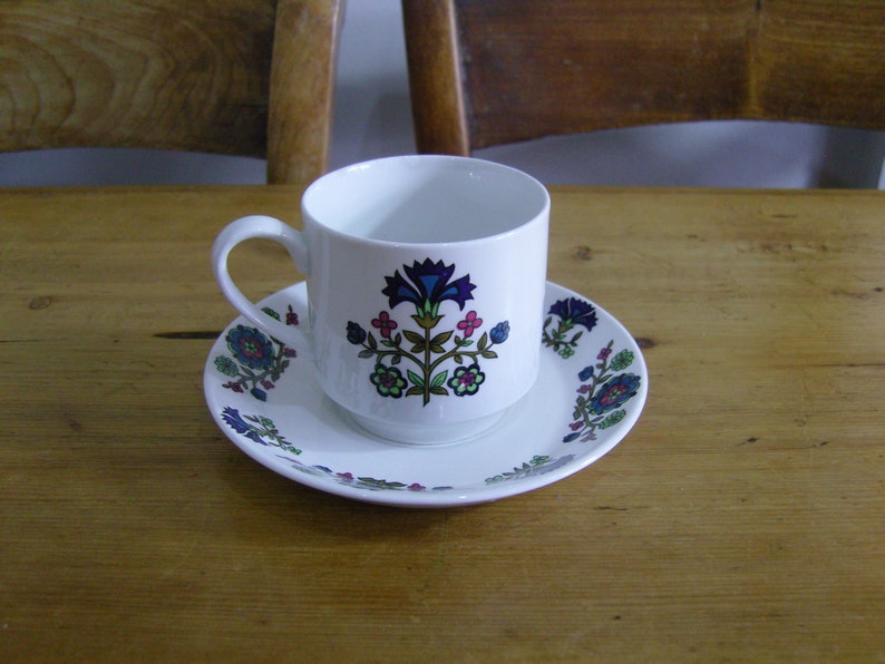 Midwinter Country Garden Cup and Saucer - Etsy