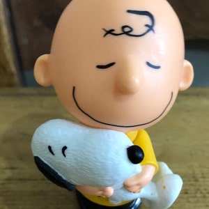 Charlie Brown and Snoopy Wobbly Toy - Etsy