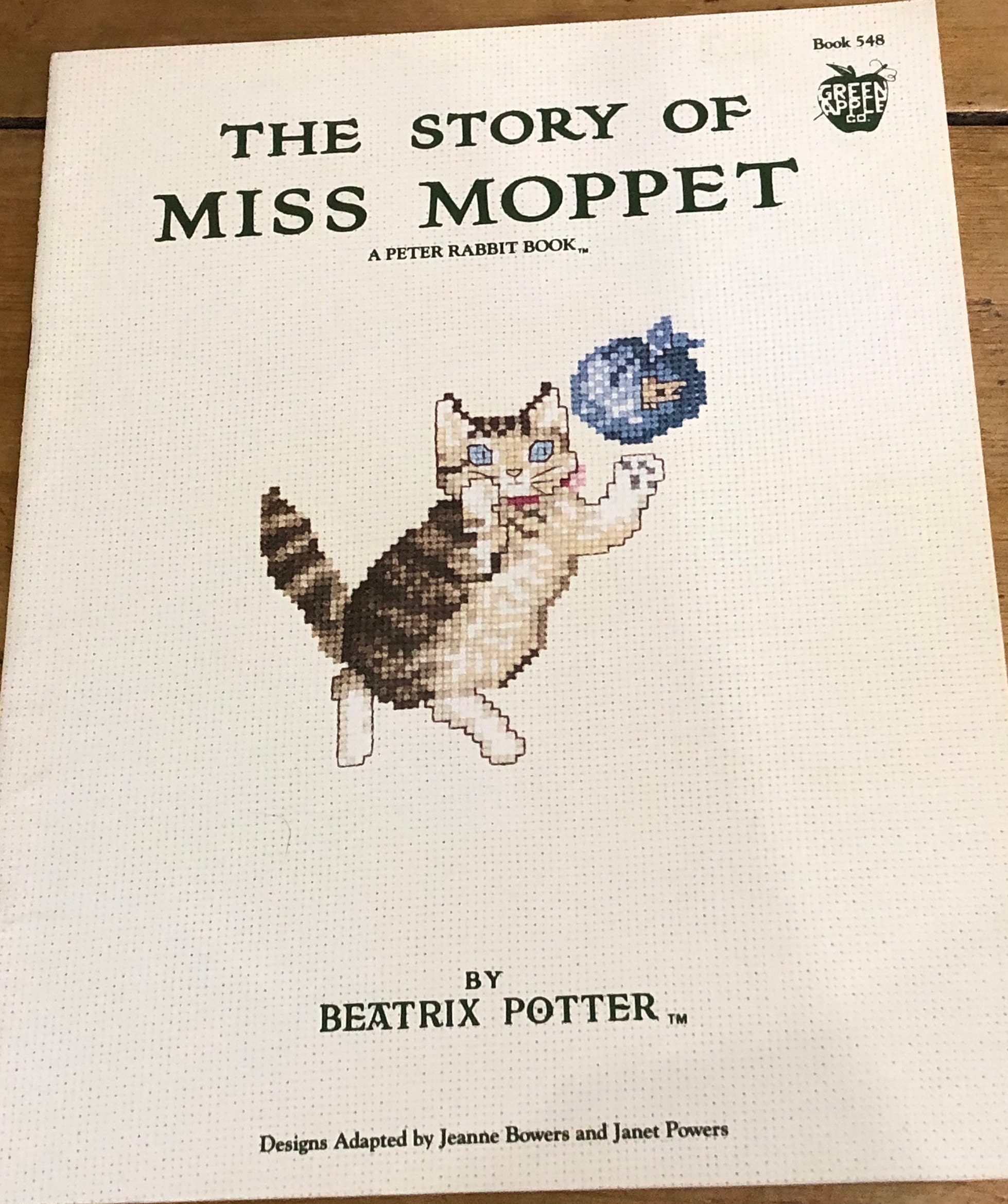 The Story of Miss Moppet Cross Stitch Pattern Book - Etsy