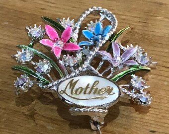 Mother Brooch - Etsy