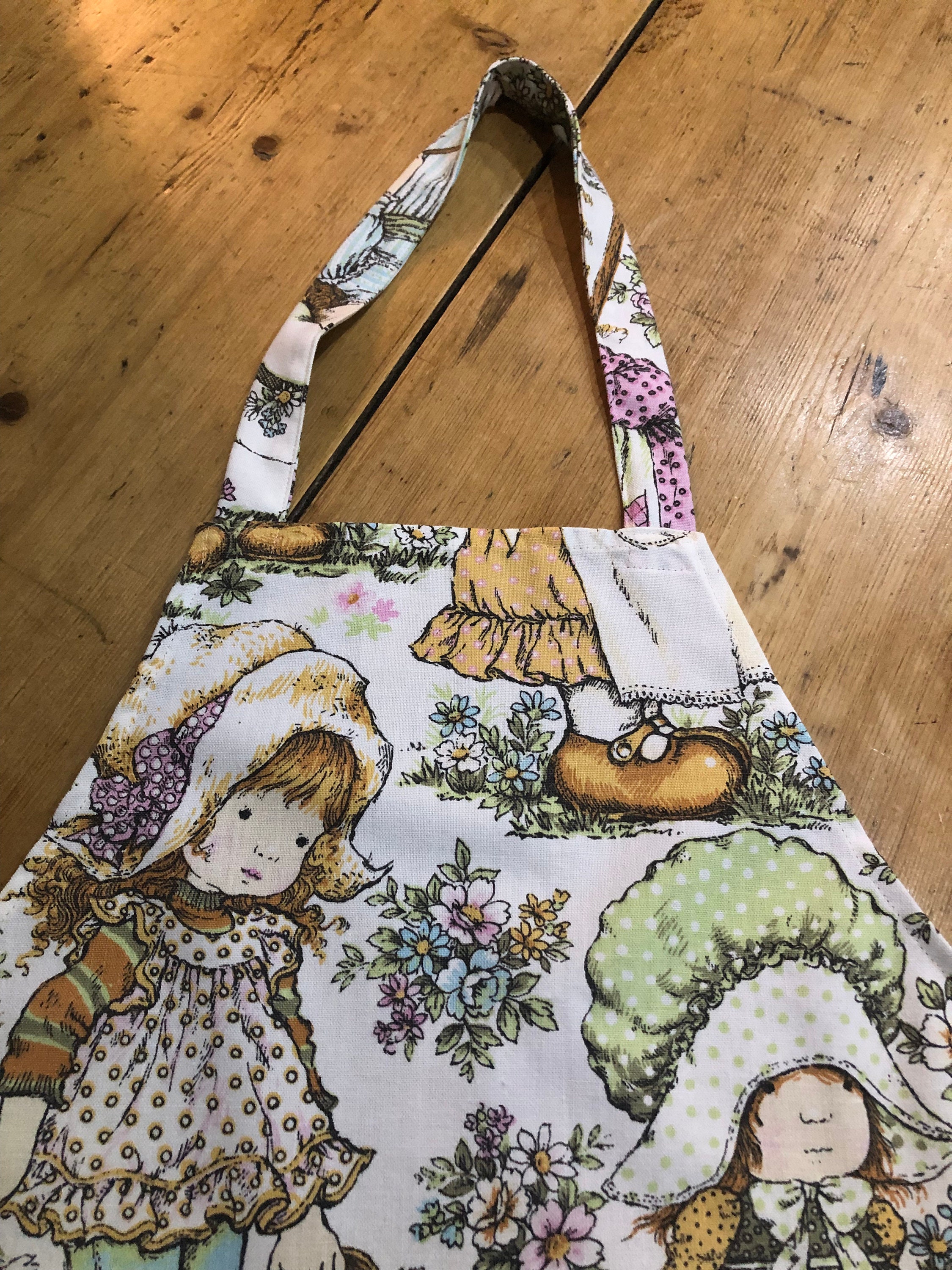 Vintage Sarah Kay Fabric Child's Apron - Etsy