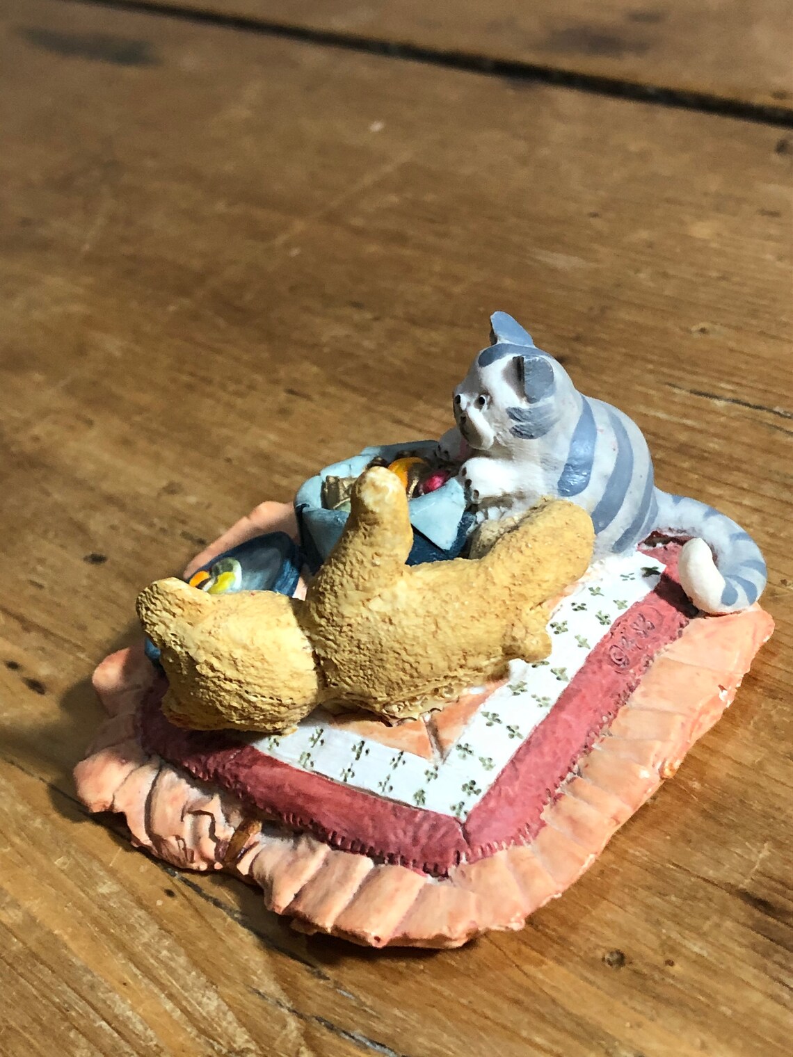 Peter Fagan Colour Box Cat with Teddy Lap of Luxury | Etsy