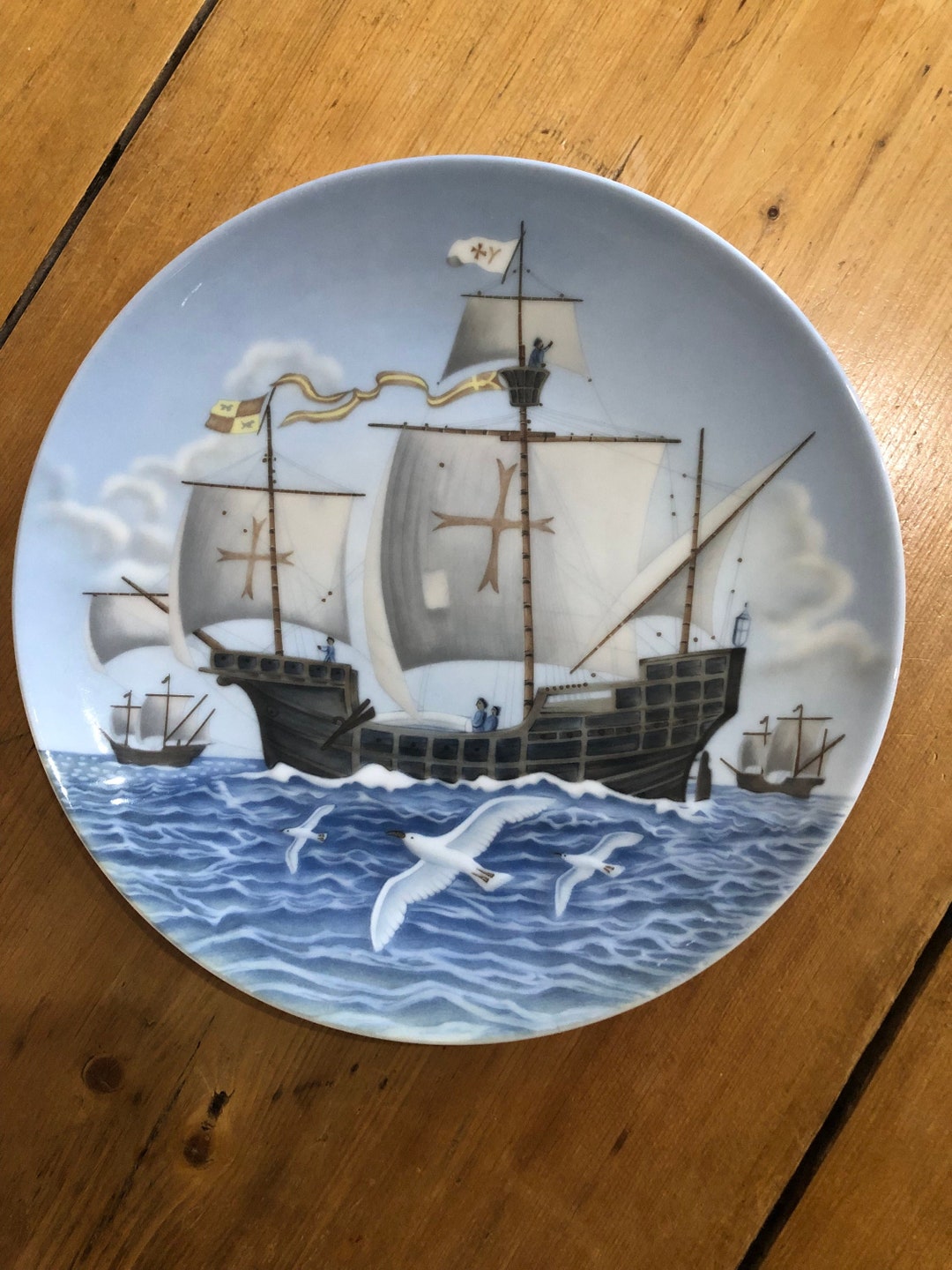 Christopher Columbus Collector's Wall Plate - Etsy