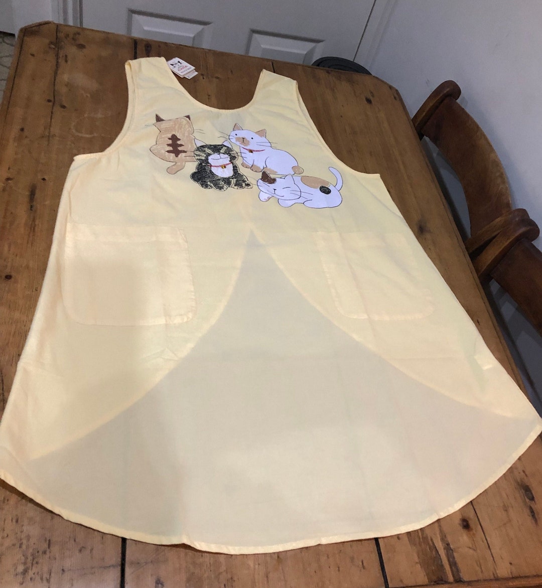 Hikosen Cara Pinafore Style Cat Apron - Etsy