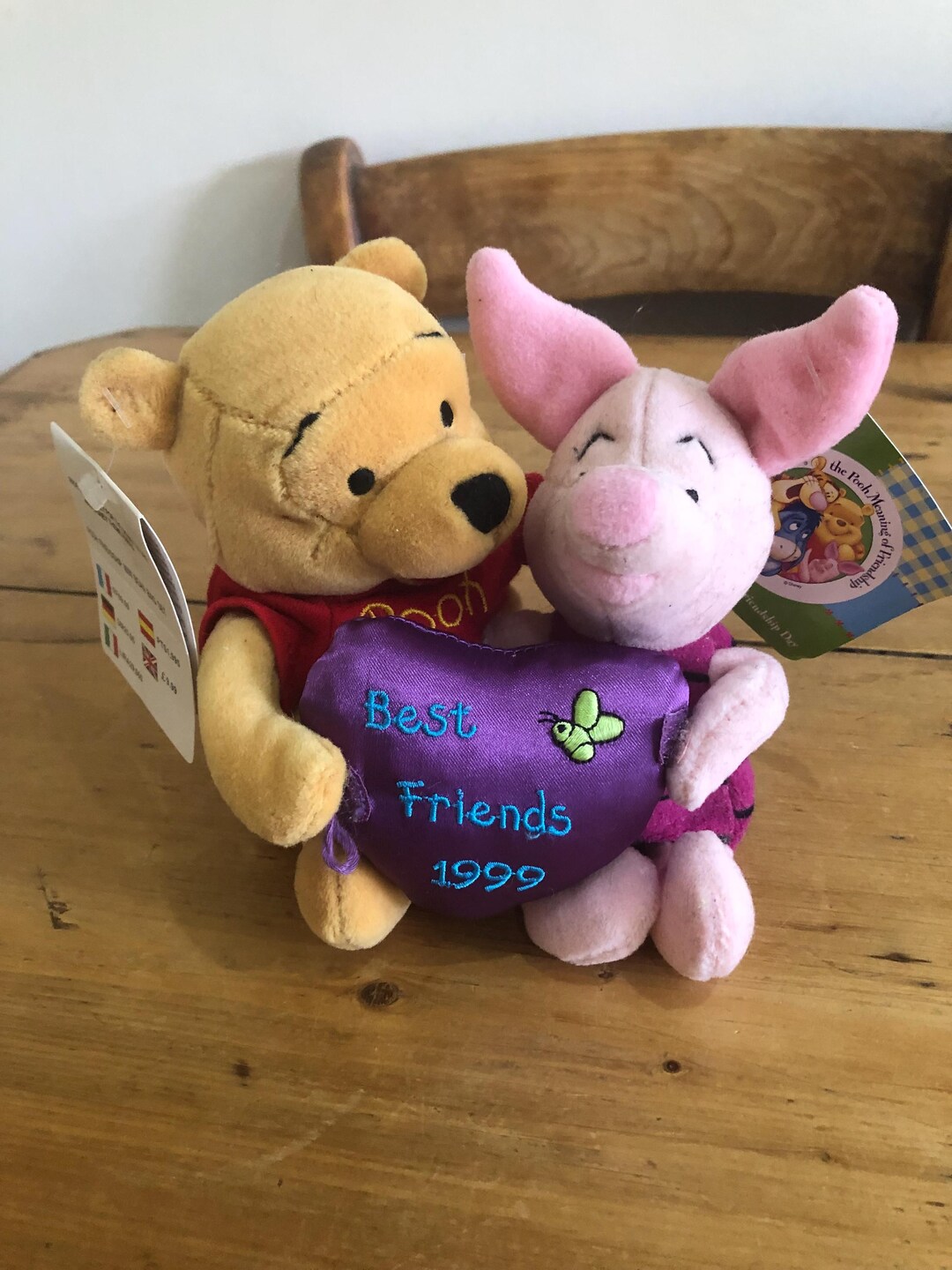 Friendship Pooh, Best Friends 1999, Winnie the Pooh and Piglet Beanie ...