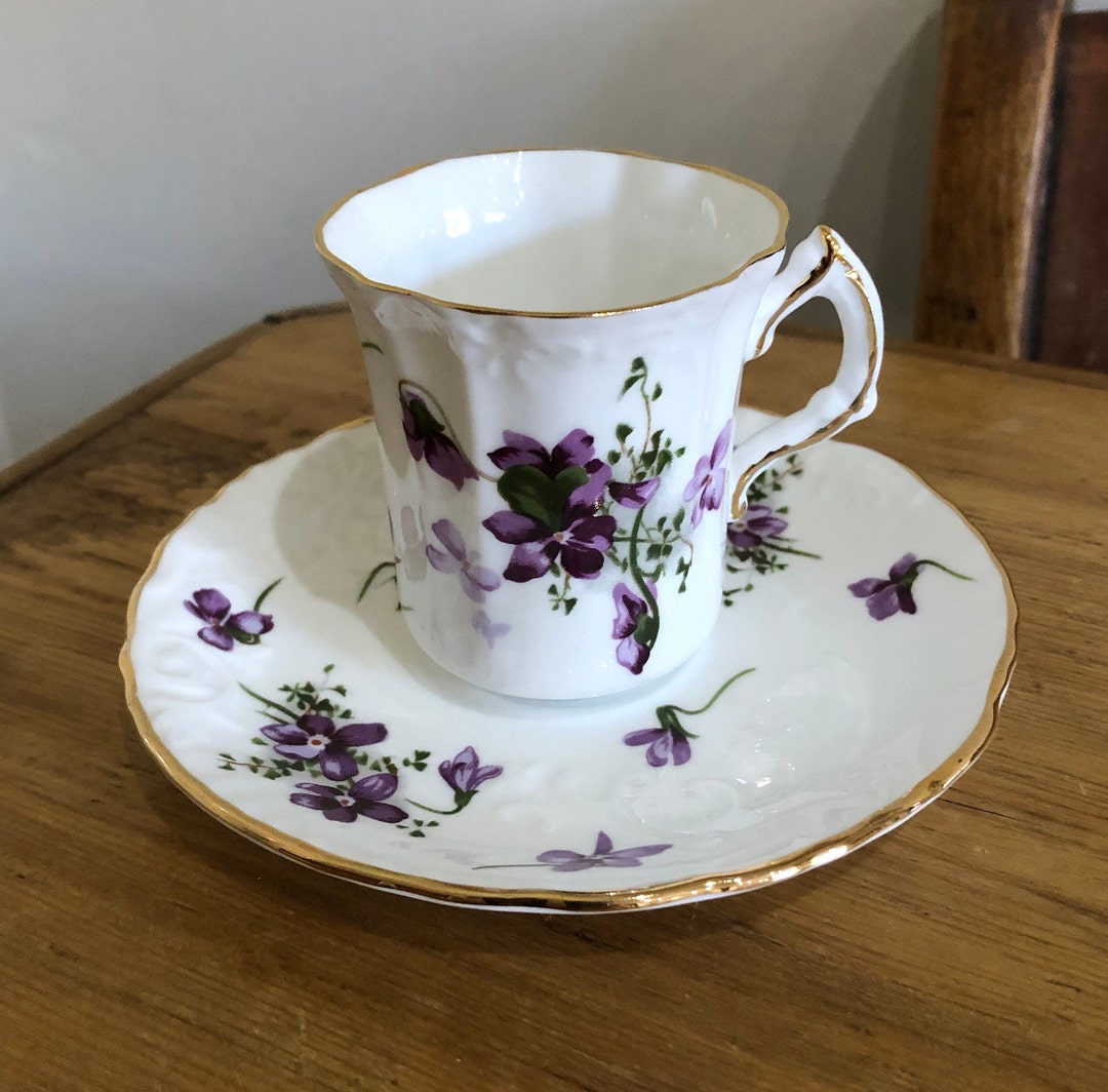 Hammersley Victorian Violets From England's Countryside Coffee Cup and ...