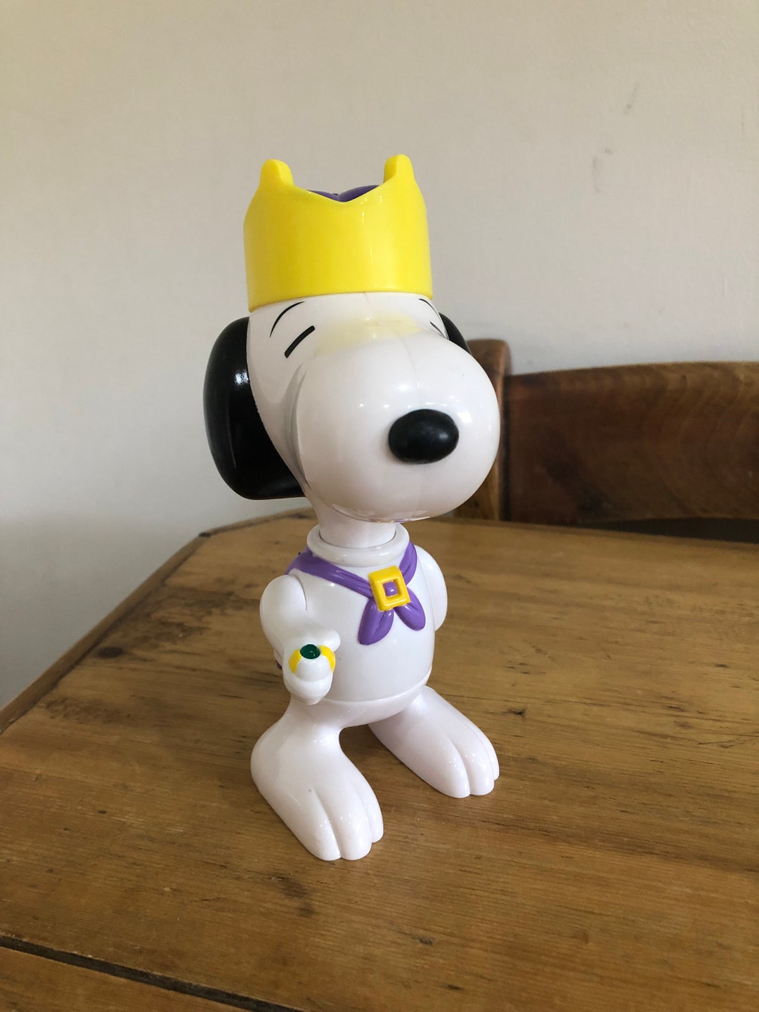 Large Snoopy Connect-a-snoopy King Mcdonald's Plastic Figurine Toy - Etsy