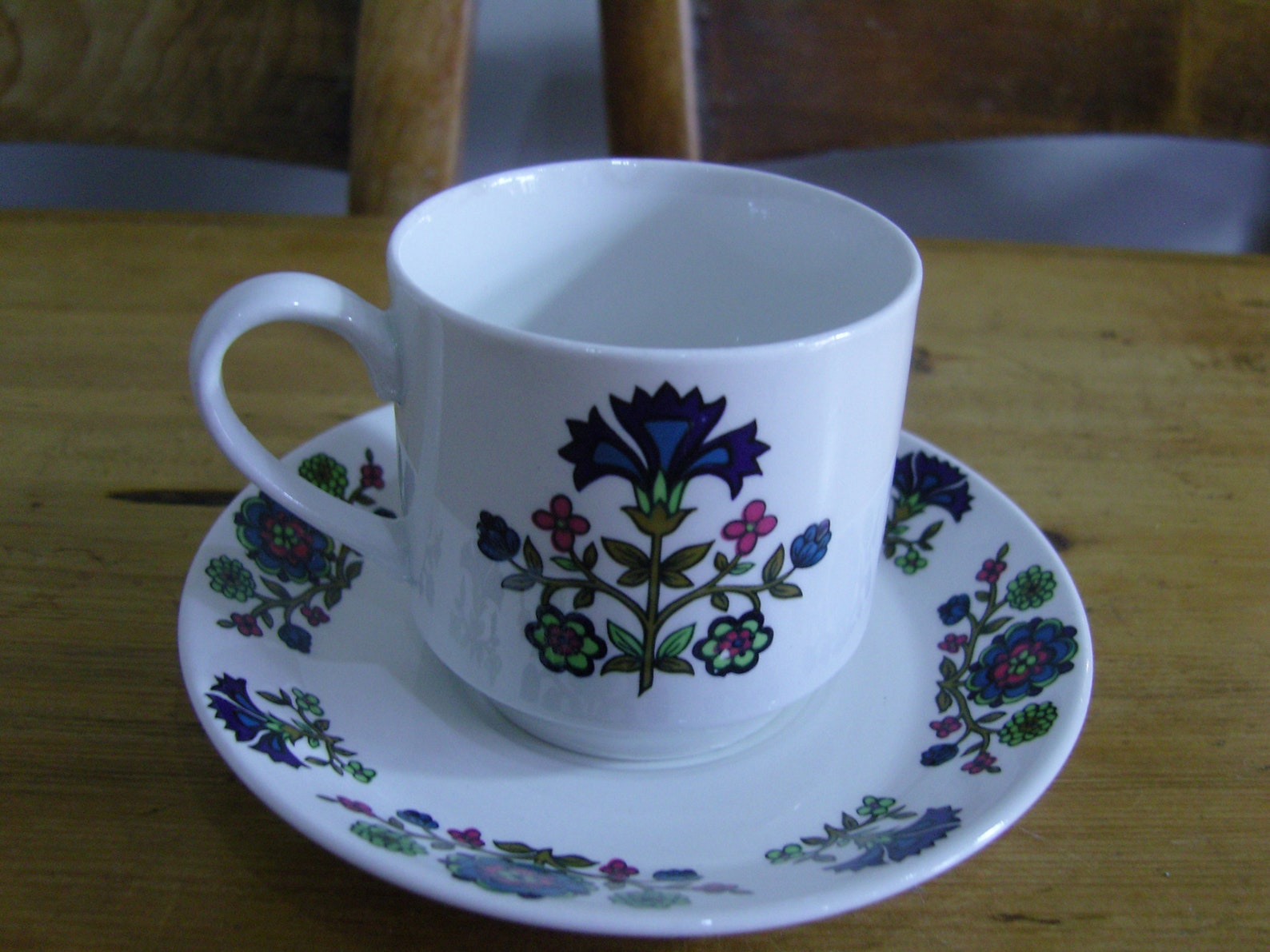Midwinter Country Garden Cup and Saucer - Etsy
