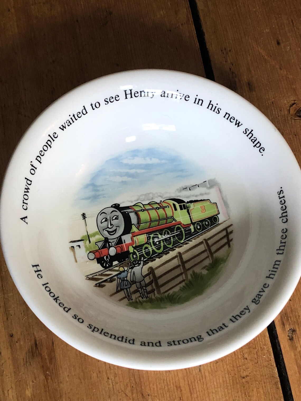 Wedgwood Thomas the Tank Engine Henry Number 3 Bowl | Etsy